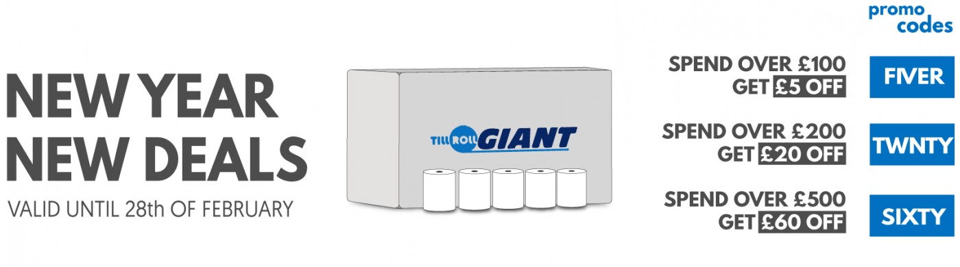 Till Roll Giant – Buy Thermal Till Rolls And PDQ Rolls – Best Price Online
